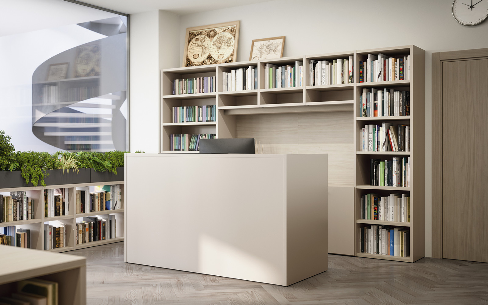 Bridging bookcase | Cinquanta3