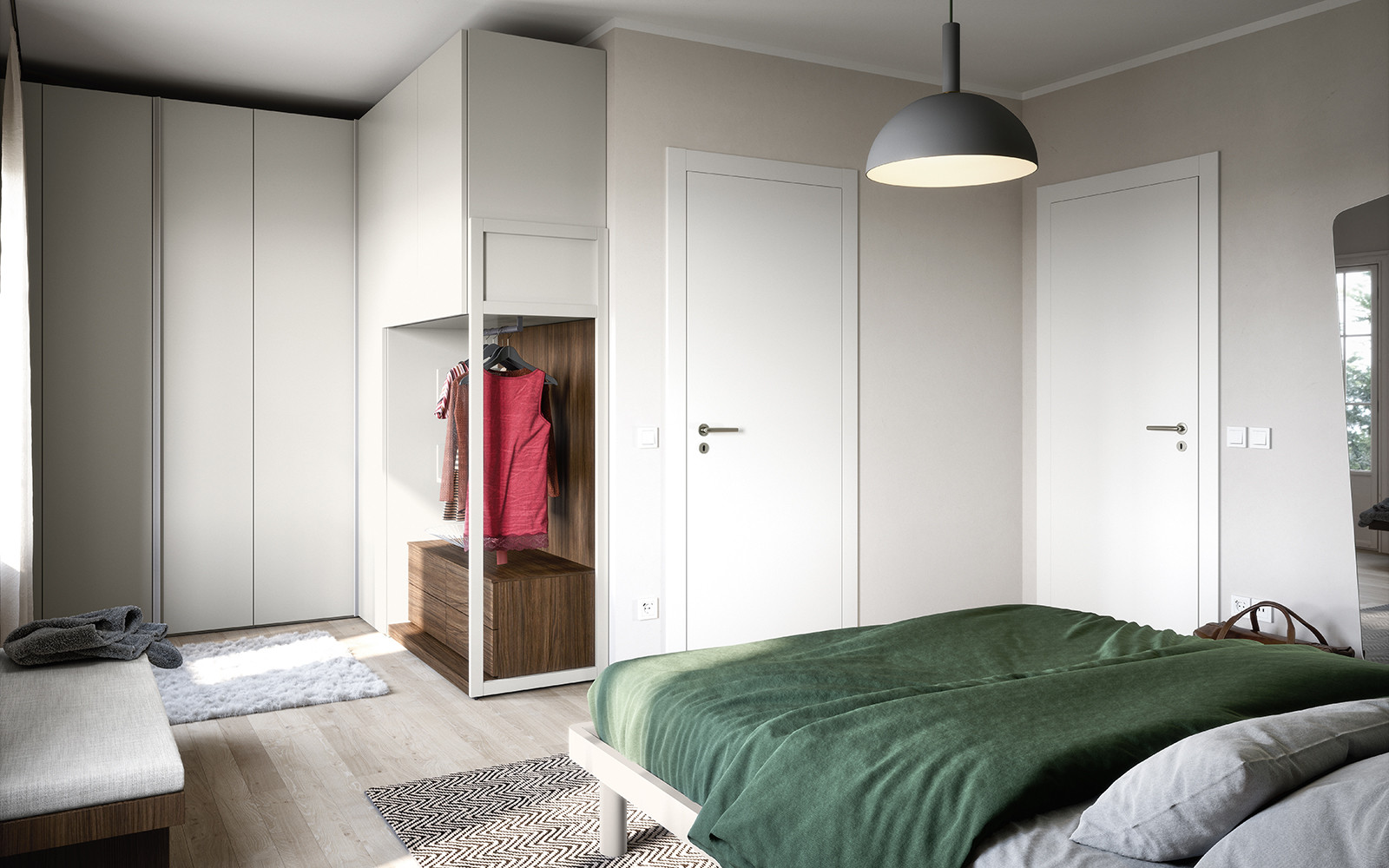 Furnishings for Bedroom with recess | Cinquanta3