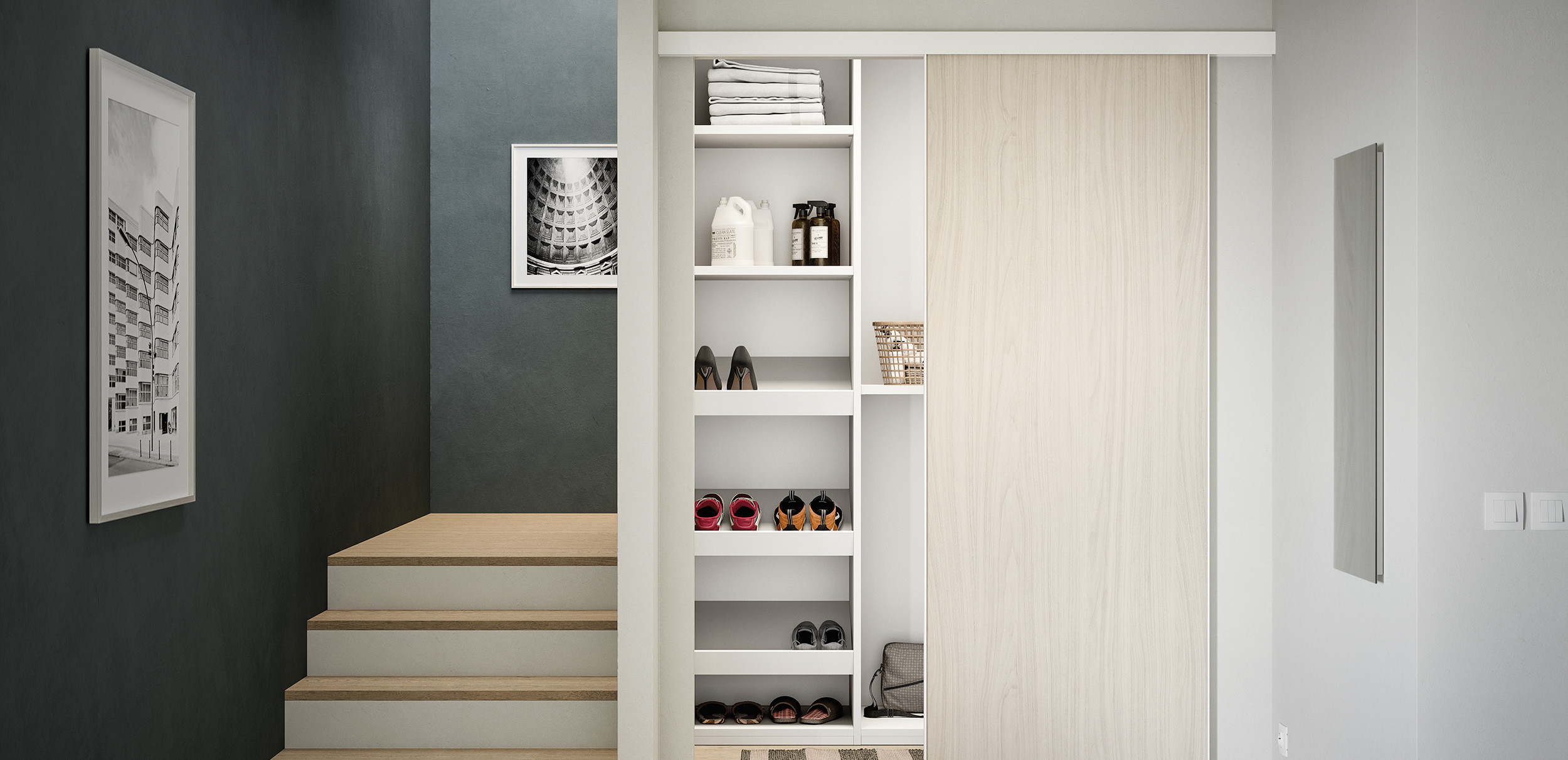 Furnishings for Utility spaces - walk-in cupboard | Cinquanta3
