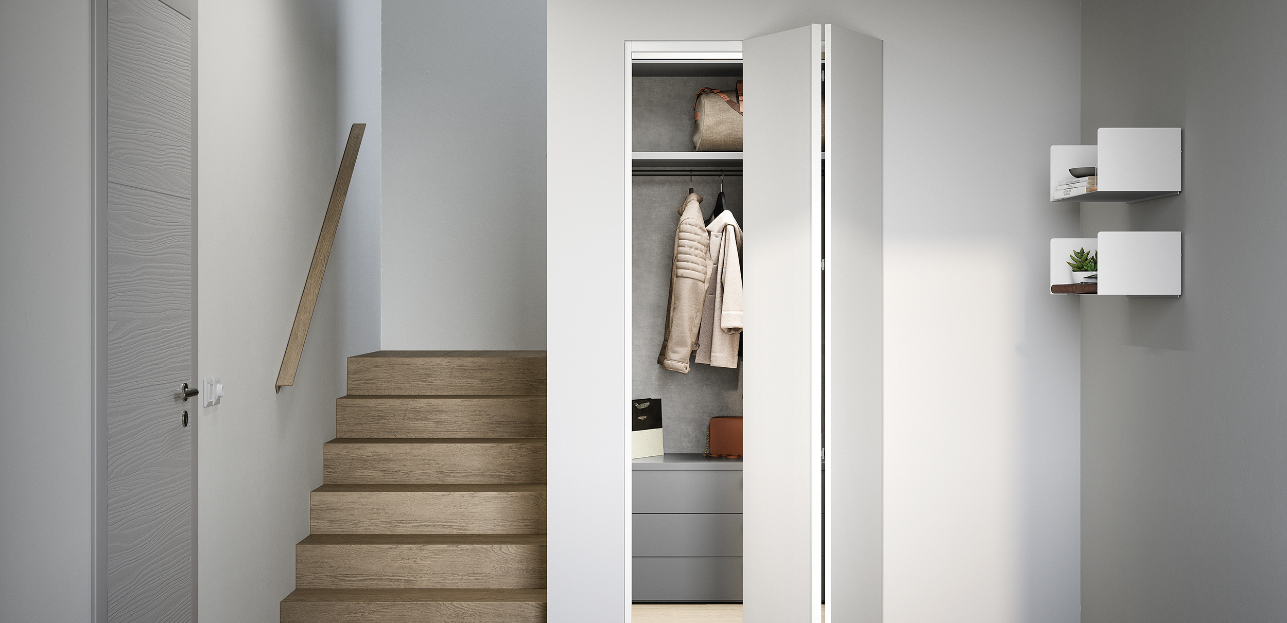 Furnishings for Utility spaces - walk-in cupboard | Cinquanta3