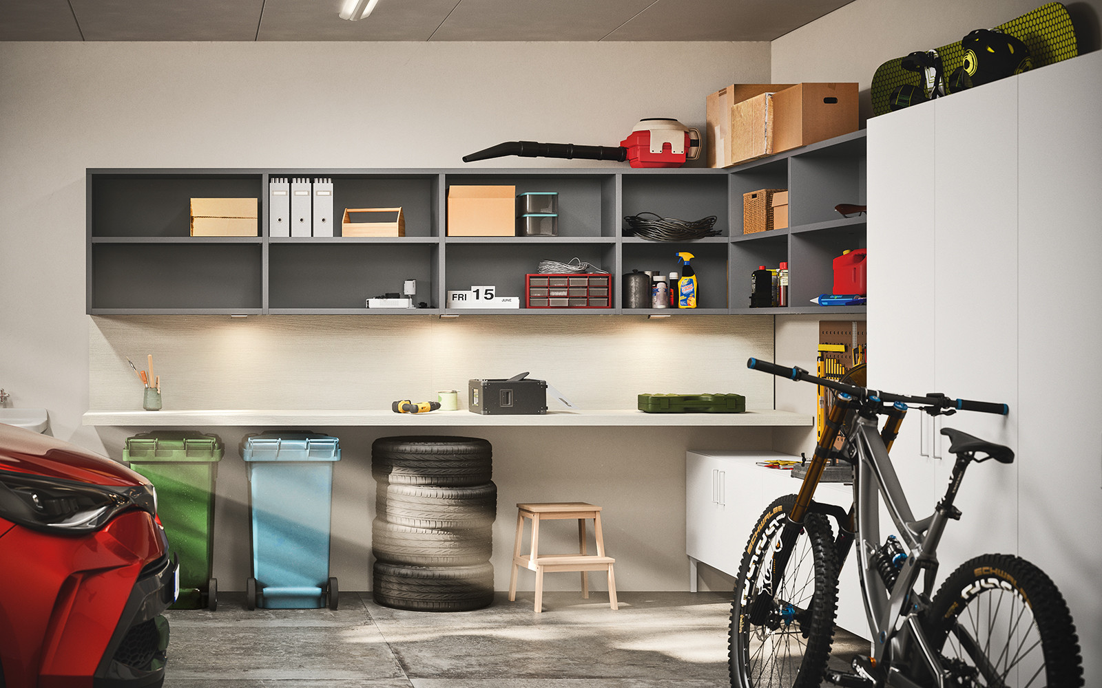 Furnishings for Utility spaces - garage | Cinquanta3