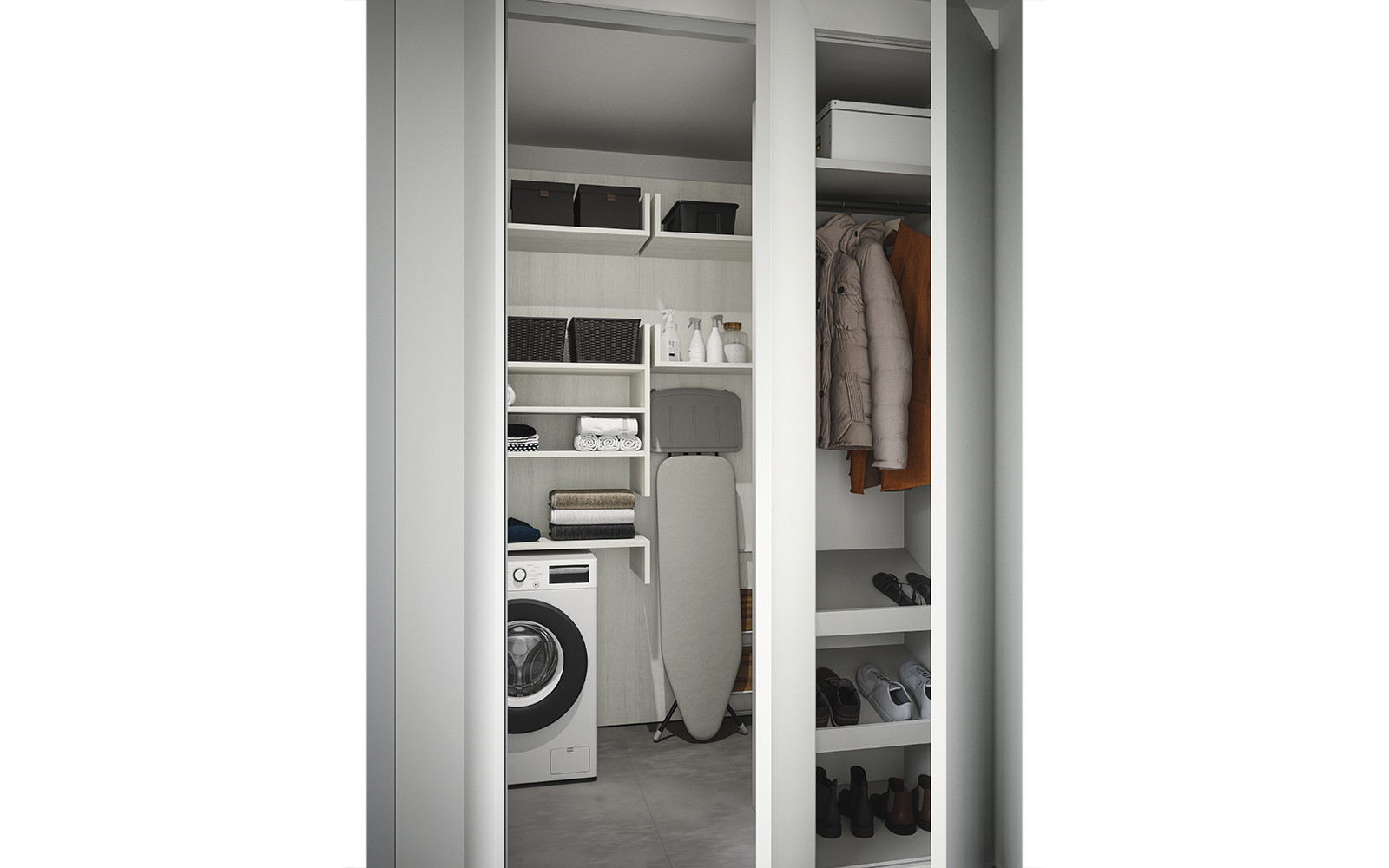 Furnishings for Utility spaces - walk-in cupboard | Cinquanta3