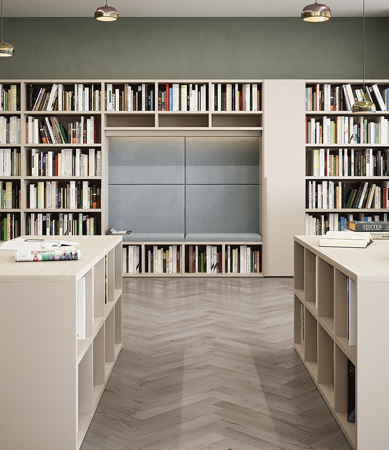 Bridging bookcase | Cinquanta3